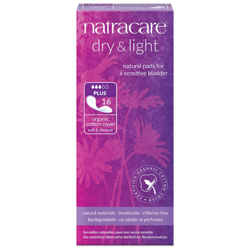 Buy Natracare Dry & Light Incontinence Pads | Natracare Shop